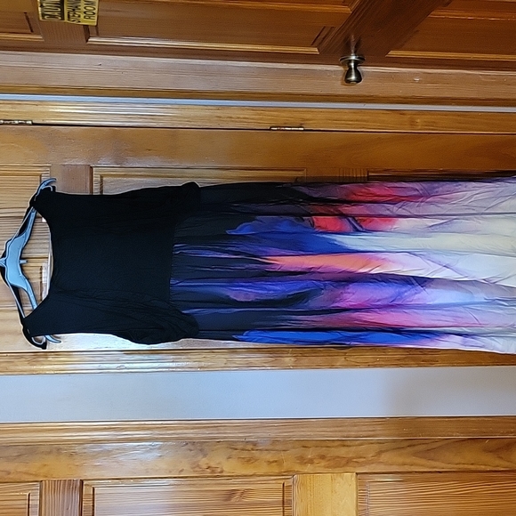 fyges | Dresses | Xxl Black And Multi Color Dress | Poshmark